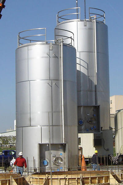 ASME Stainless Tanks and Pressure Vessels